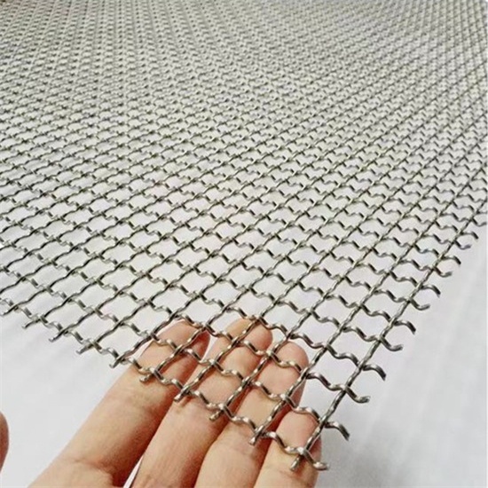 Stainless steel crimped wire mesh