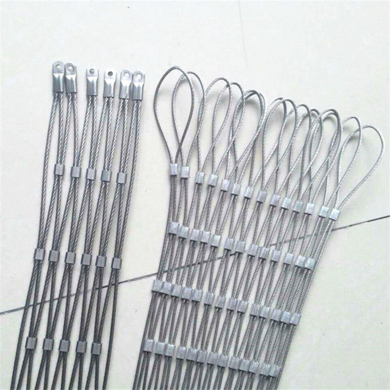 Stainless steel woven wire rope mesh