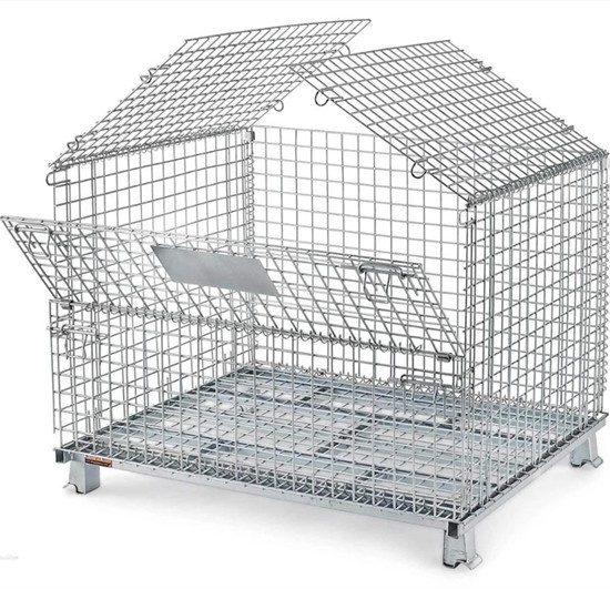 Metal Mesh Storage Containers for Efficient Storage Transportation