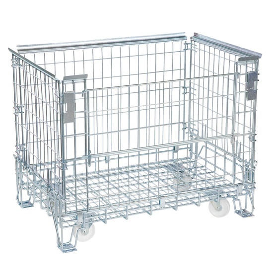 Metal Mesh Storage Containers for Efficient Storage Transportation