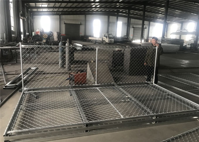 Custom chain link fence panels