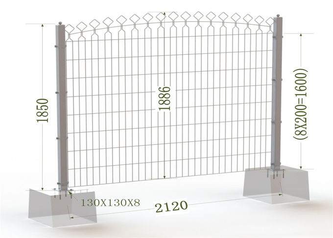 868 mesh fence