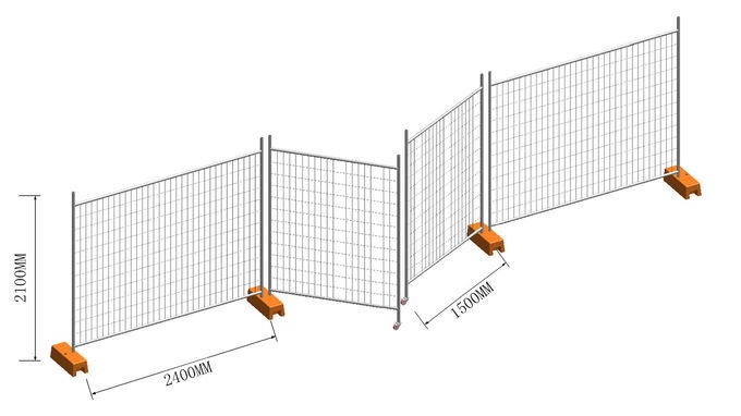 Construction Temp Fence