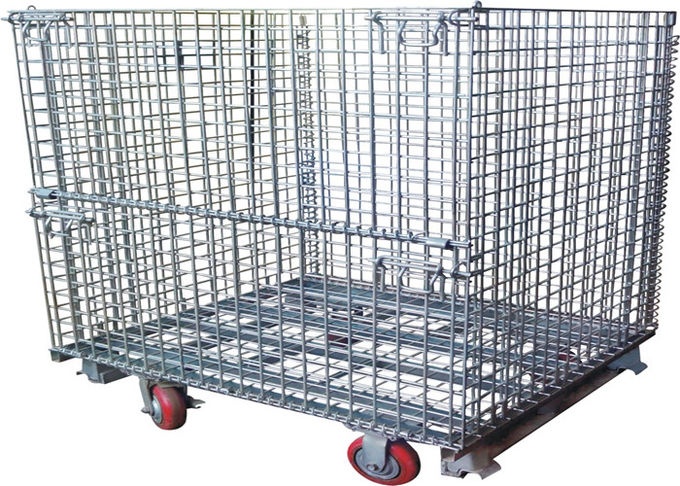 wire mesh container with lid