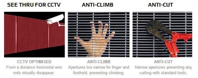 358 security wire mesh fence