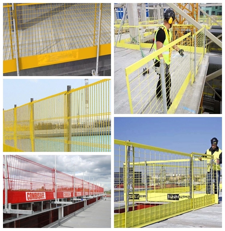 Edge protection fencing