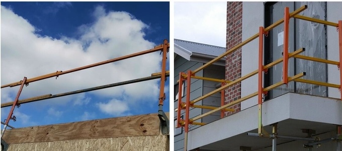 temporary fall protection barriers