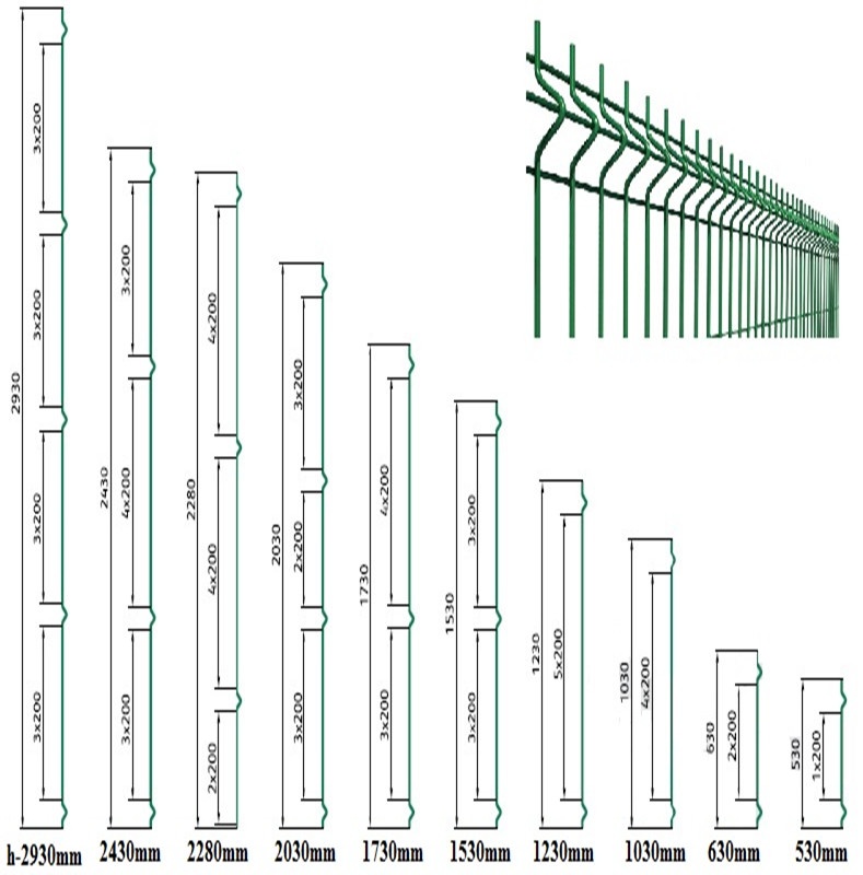 3D Weld Mesh Fence