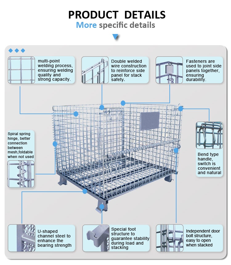 Lockable Mesh Storage Cages for Industrial Storage BMP