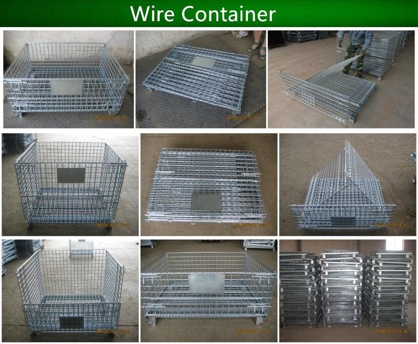 Metal Mesh Storage Containers for Efficient Storage Transportation