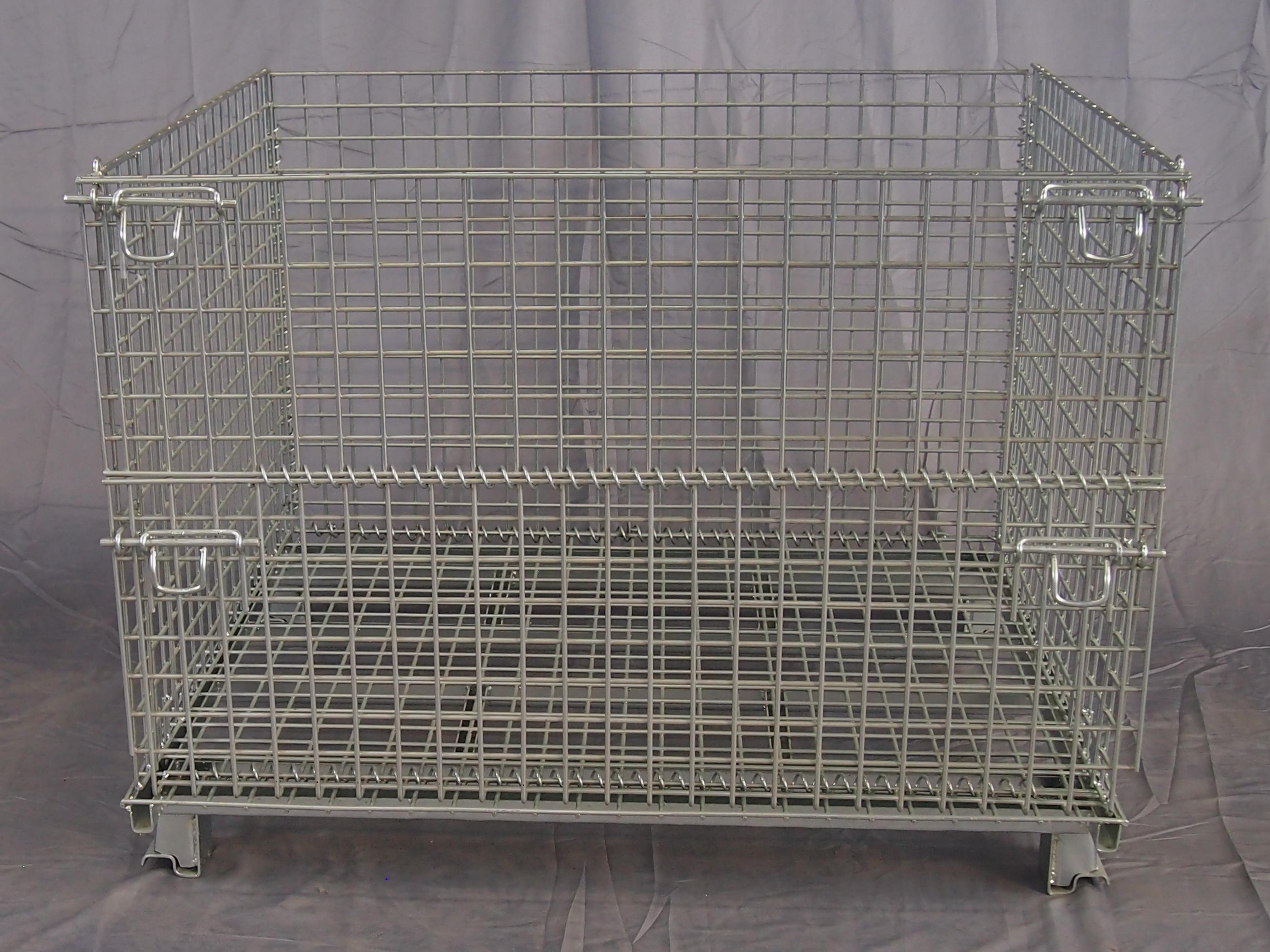 Metal Mesh Storage Containers for Efficient Storage Transportation