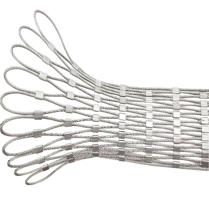 Flexible Wire Rope Mesh Versatile and Transparent for Zoo