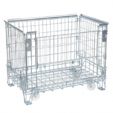 Metal Mesh Storage Containers for Efficient Storage Transportation